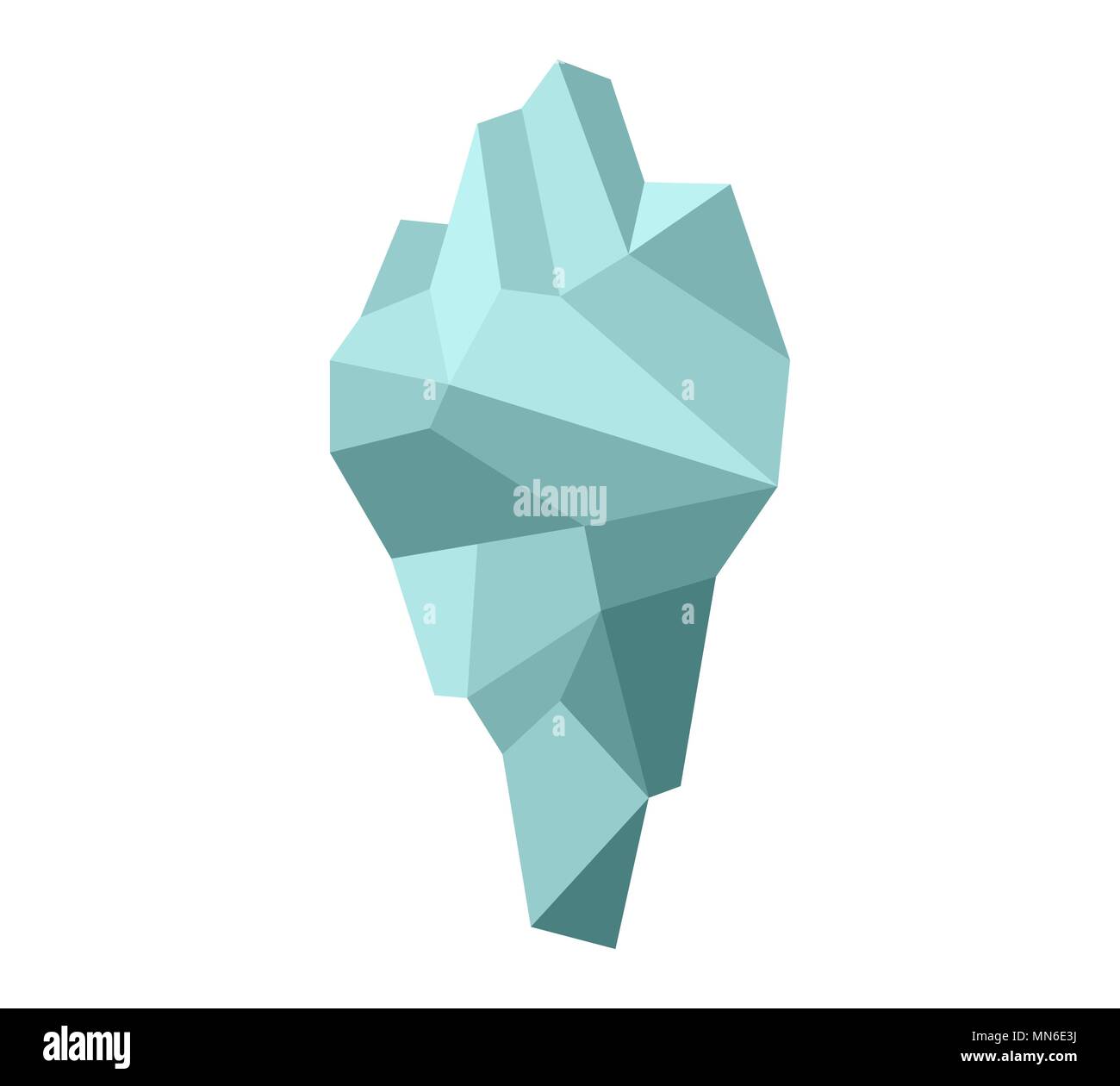 Blue glacier ice on Stock Vector Images - Alamy