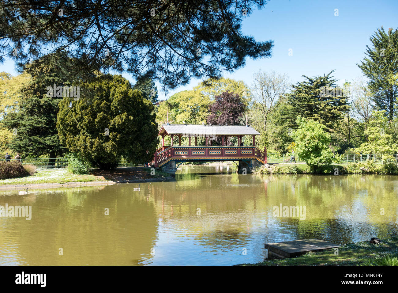Swiss bridge birkenhead park hi-res stock photography and images - Alamy
