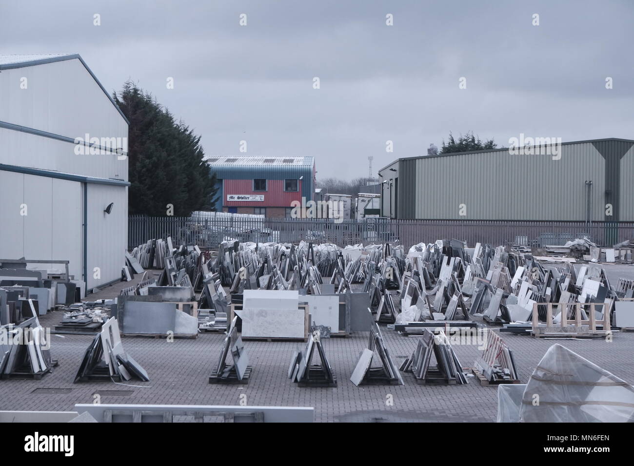 Old Abandoned Industrial buildings and Warehouse, Middlesbrough, UK ...