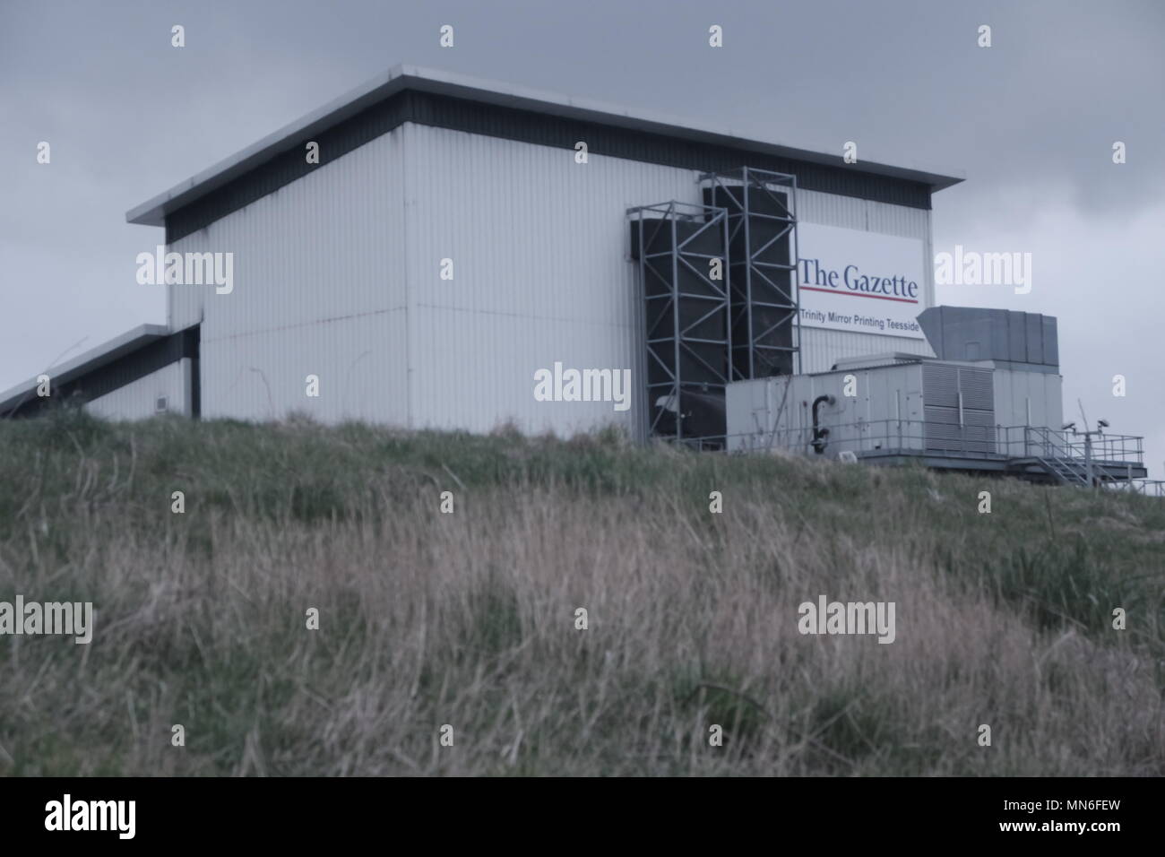 Old Abandoned Industrial buildings and Warehouse, Middlesbrough, UK ...