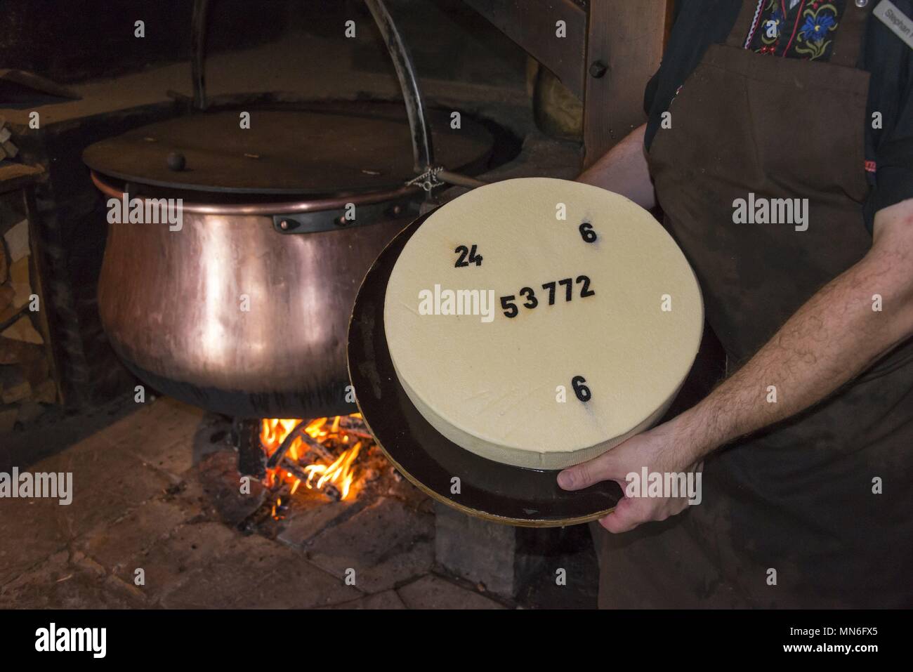 Switzerland Emmental cheese factory June 2017 | usage worldwide Stock ...