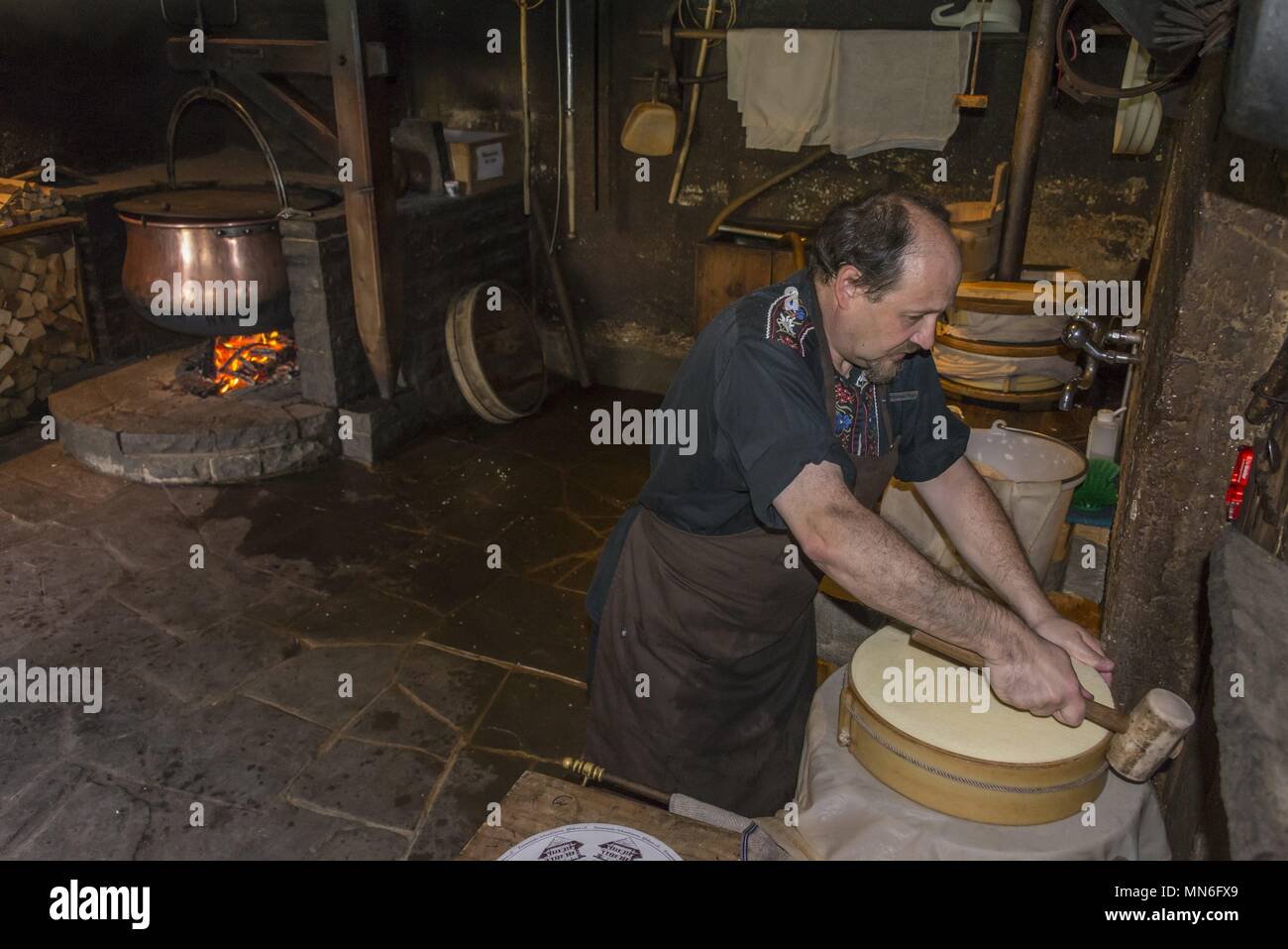 Switzerland Emmental cheese factory June 2017 | usage worldwide Stock ...