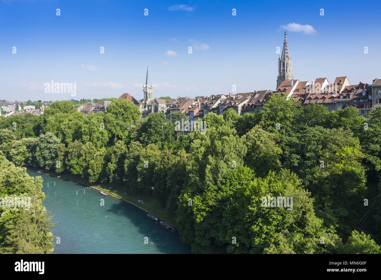 Switzerland Bern city view June 2017 | usage worldwide Stock Photo - Alamy