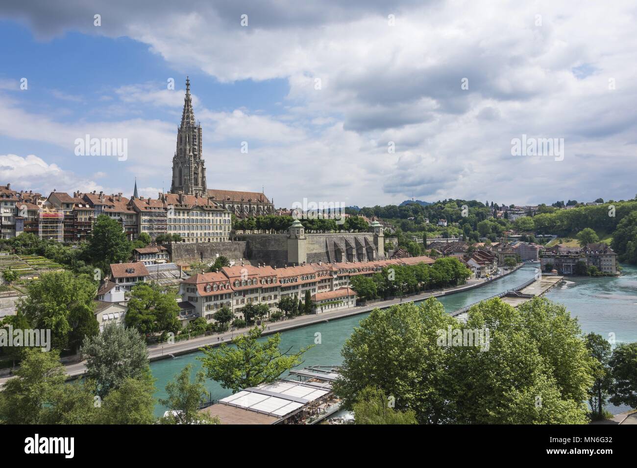 Switzerland Bern city old town June 2017 | usage worldwide Stock Photo ...