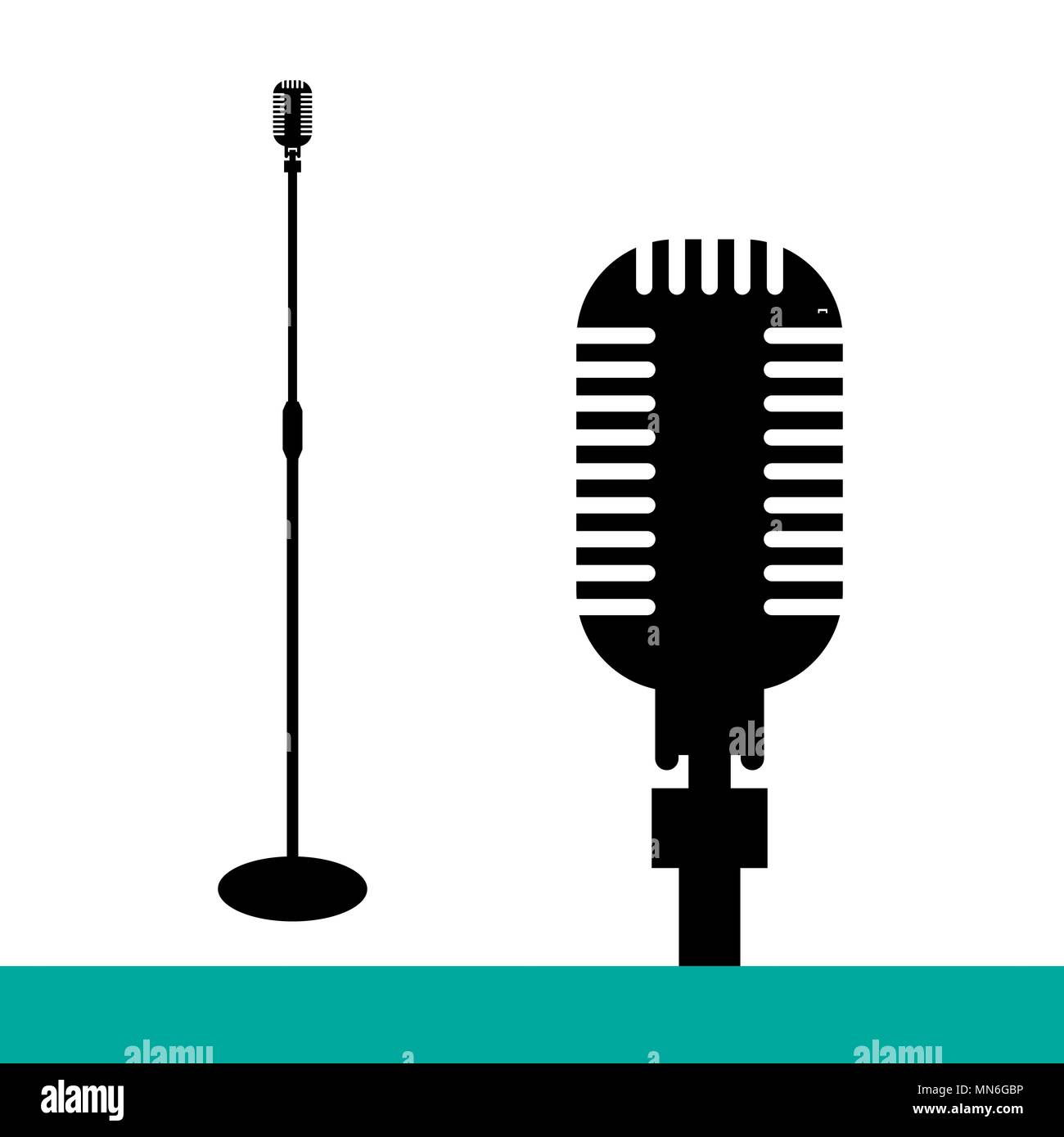 Iconmicrophone Stock Vector Images - Alamy