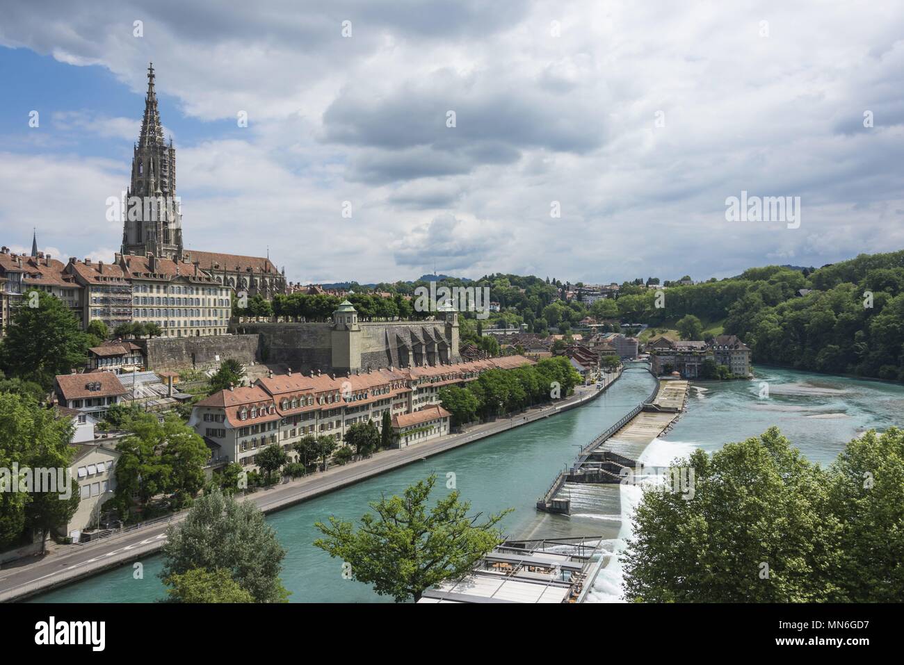 Switzerland Bern city old town June 2017 | usage worldwide Stock Photo ...