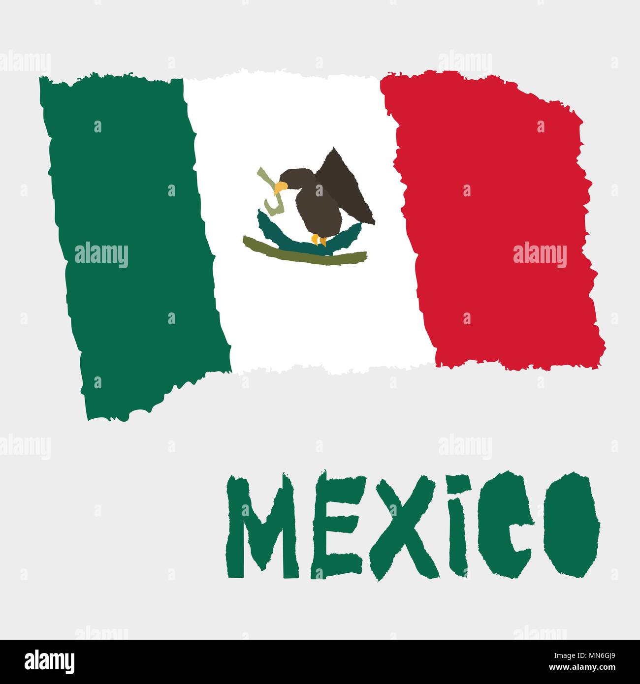 Retro mexico poster hi-res stock photography and images - Alamy