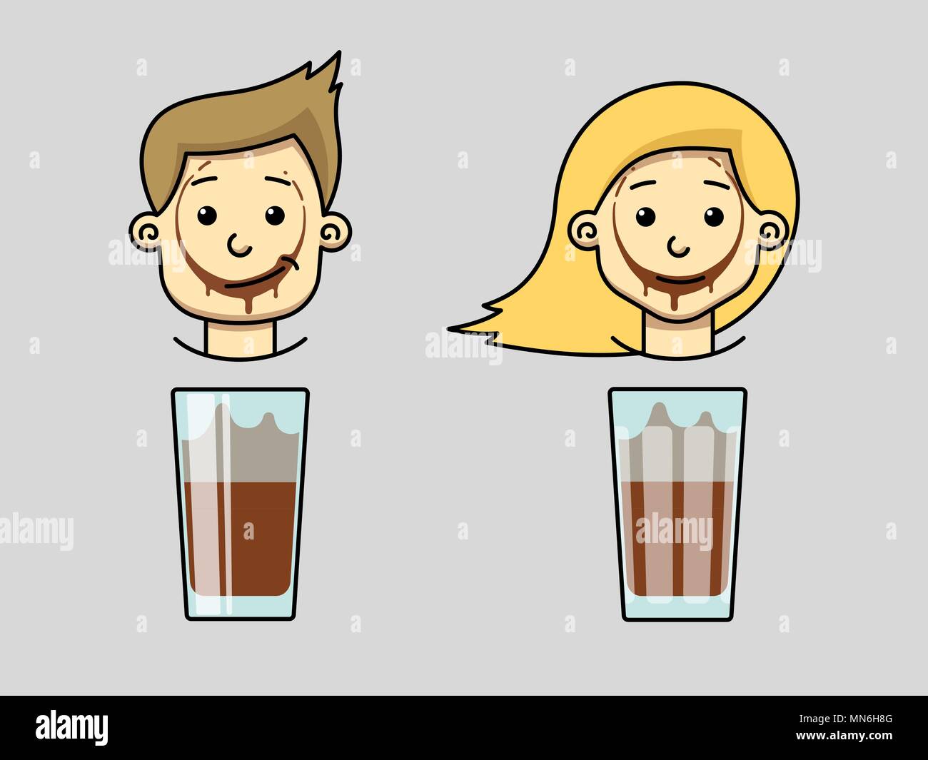 Face trail Stock Vector Images - Alamy