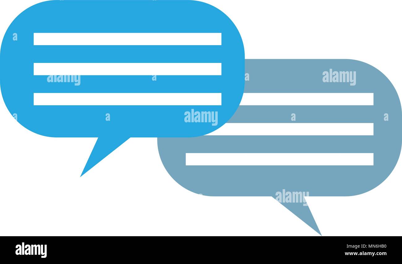 Chat bubbles symbol Stock Vector Image & Art - Alamy