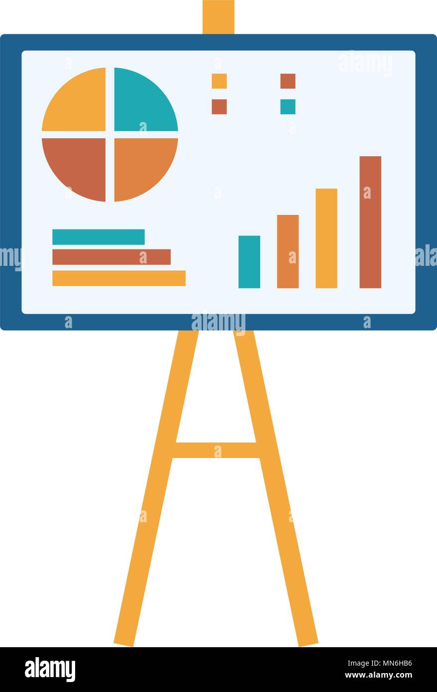 Whiteboard with statistics Stock Vector Image & Art - Alamy