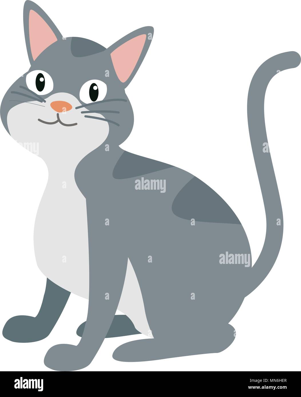 Cute cat cartoon Stock Vector Image & Art - Alamy