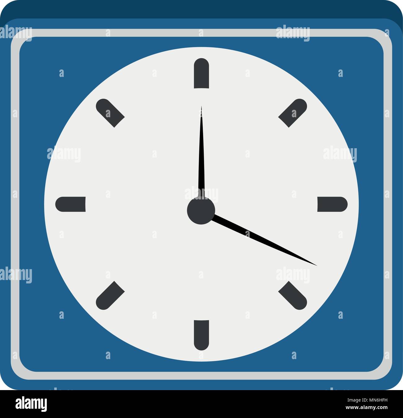 Wall clock symbol Stock Vector Image & Art - Alamy