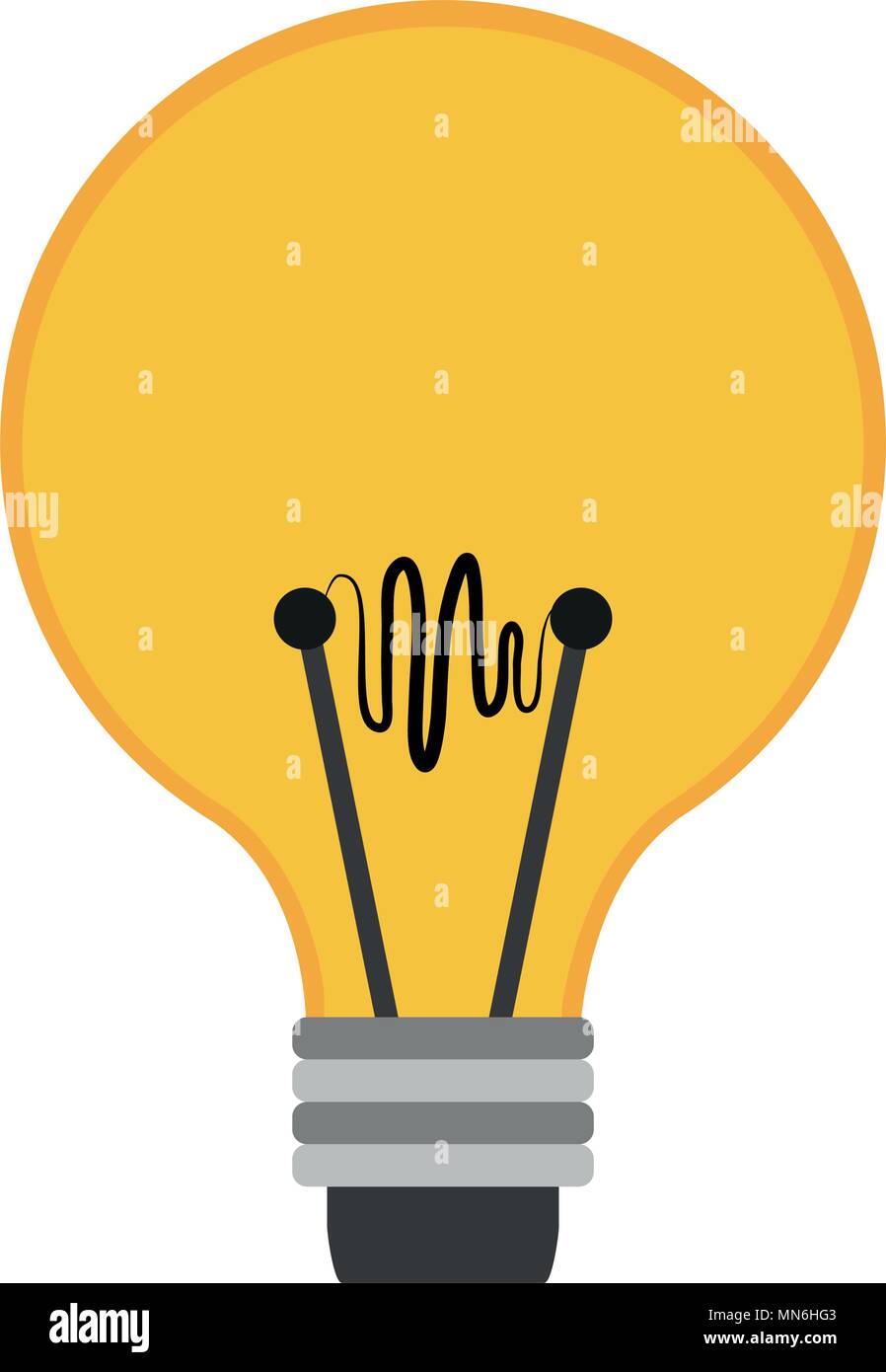 Light bulb symbol Stock Vector Image & Art - Alamy