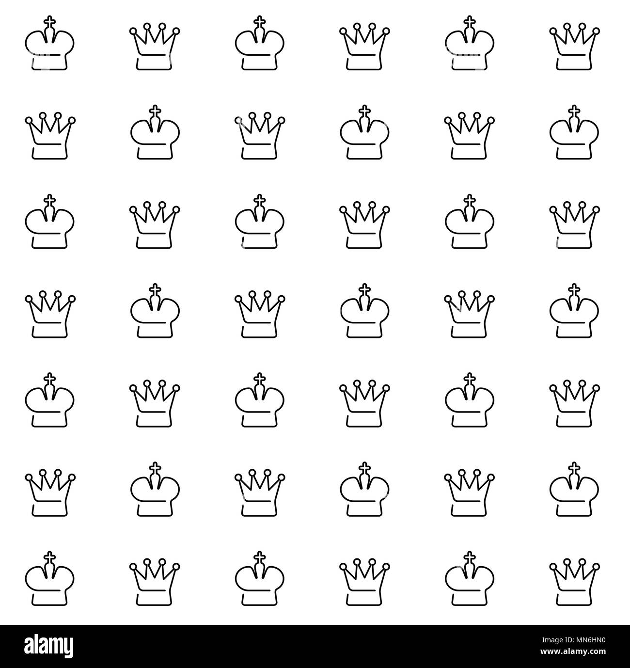 Wallpapers royal crowns of different shapes on white background. vector ...