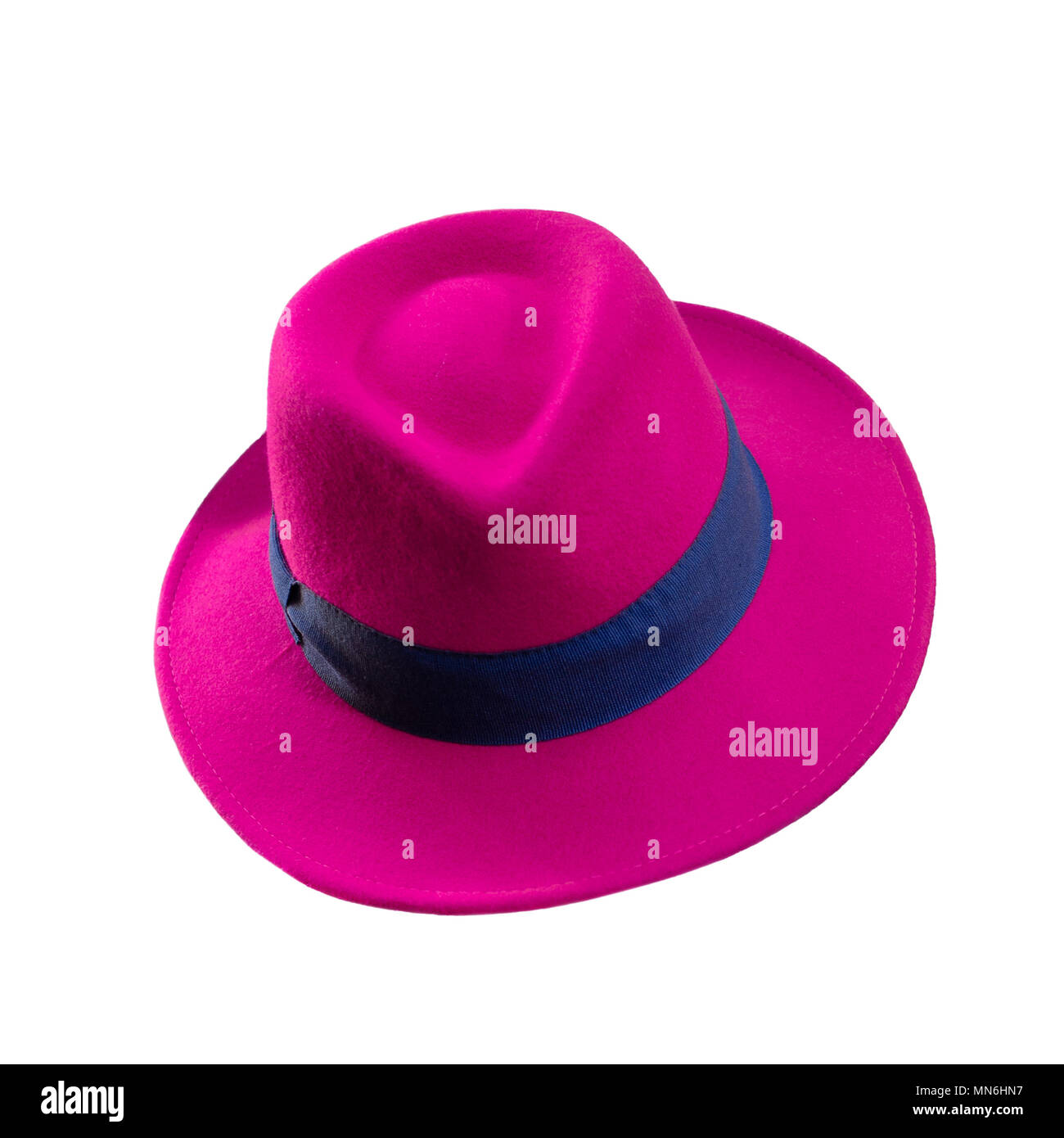 Pink fedora Cut Out Stock Images & Pictures - Alamy