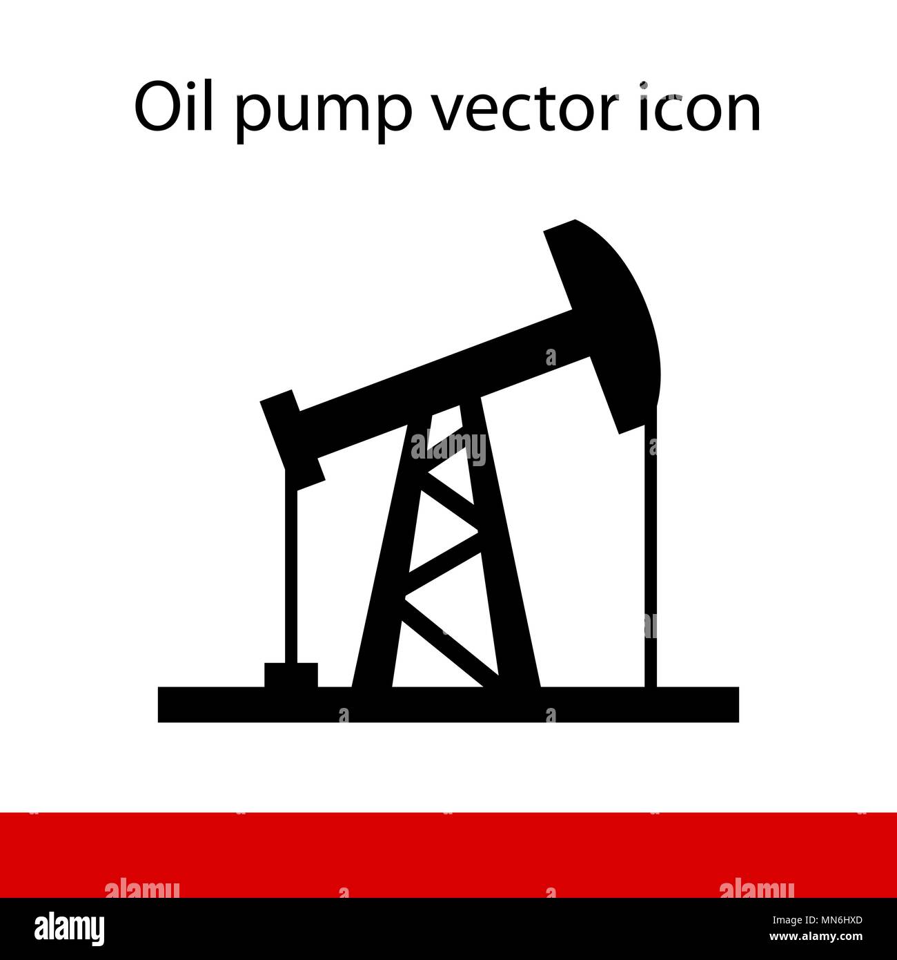 Oil pump pumpjack on Stock Vector Images - Alamy