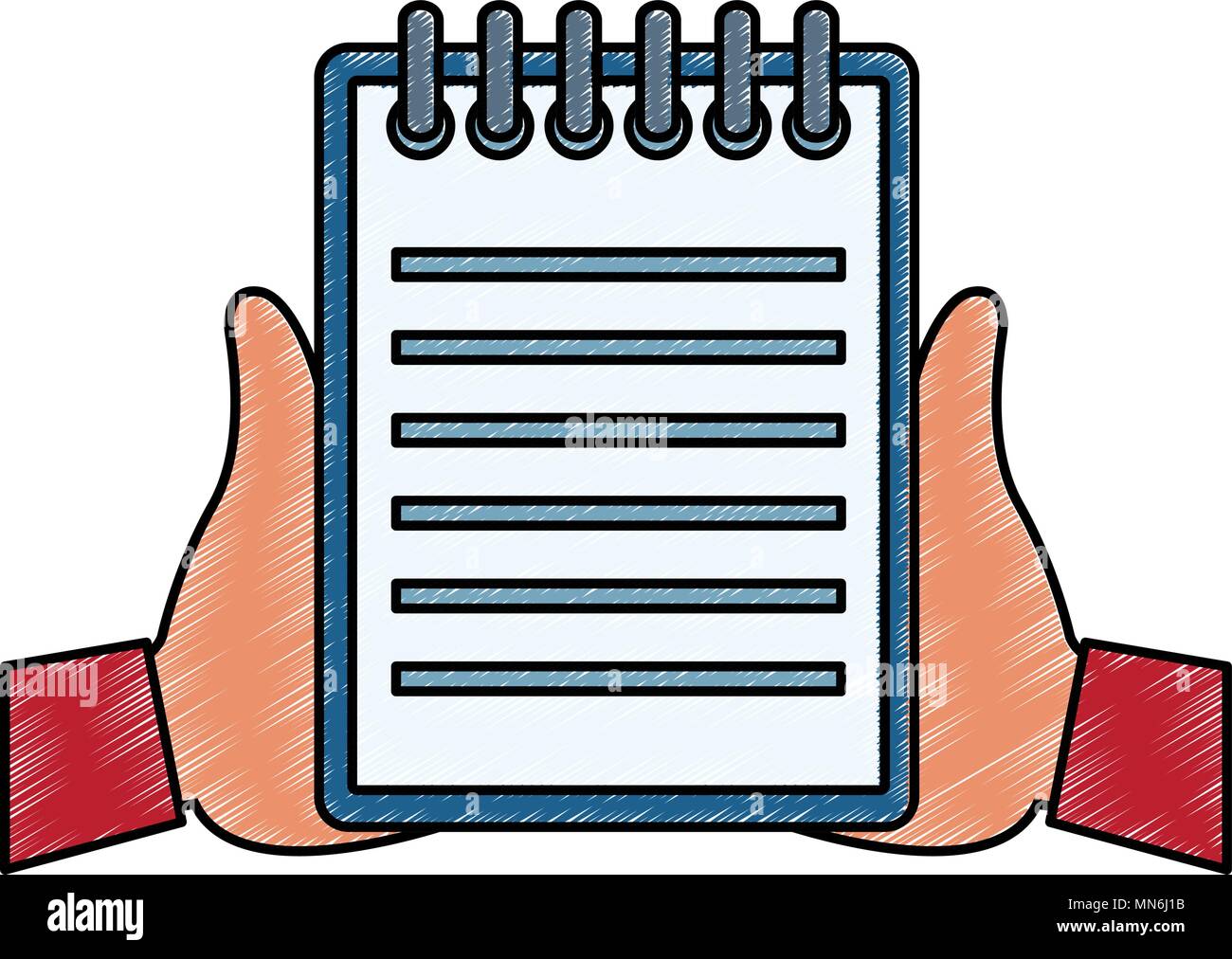 Document clipboard symbol scribble Stock Vector Image & Art - Alamy