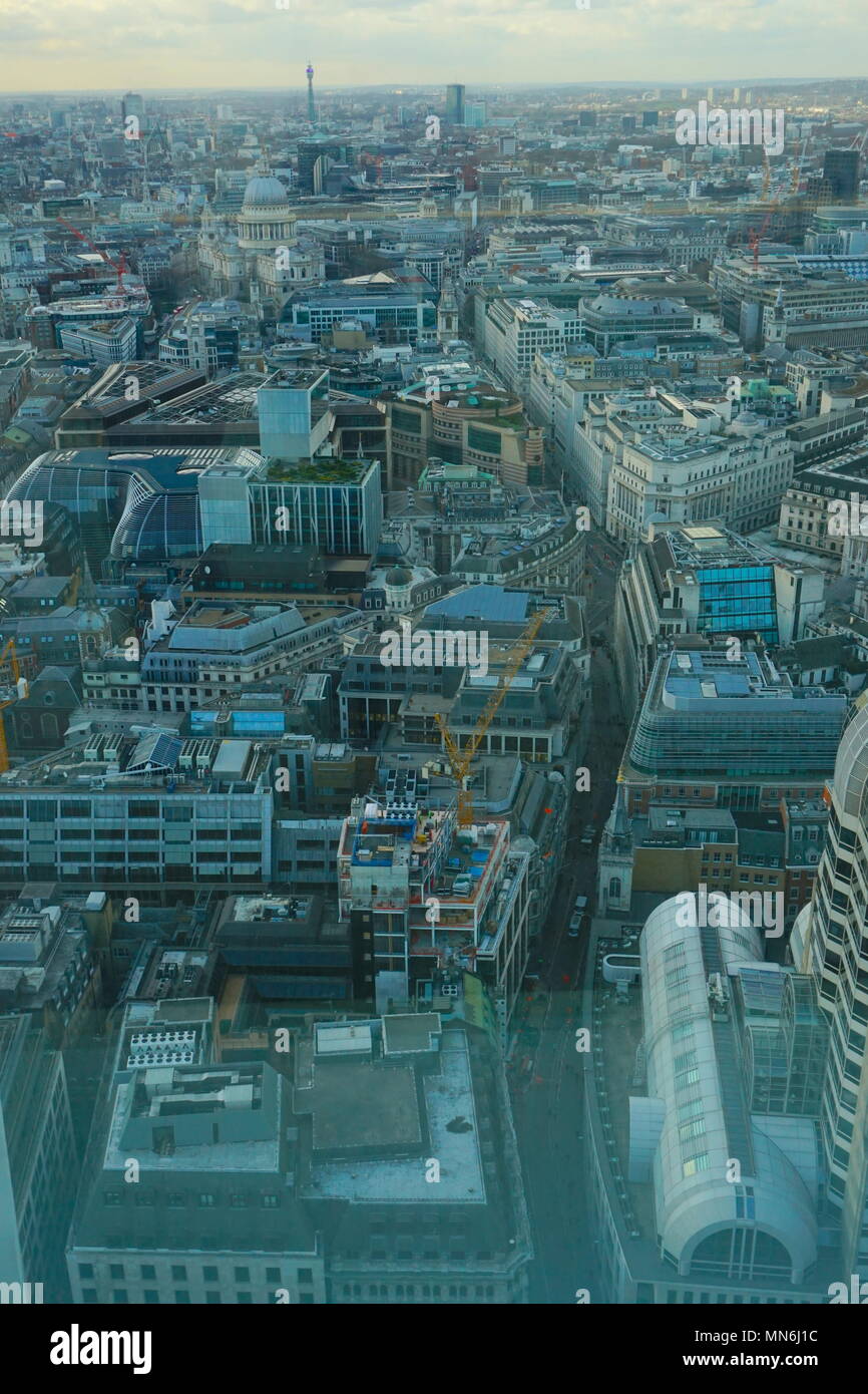 London areal view hi-res stock photography and images - Alamy