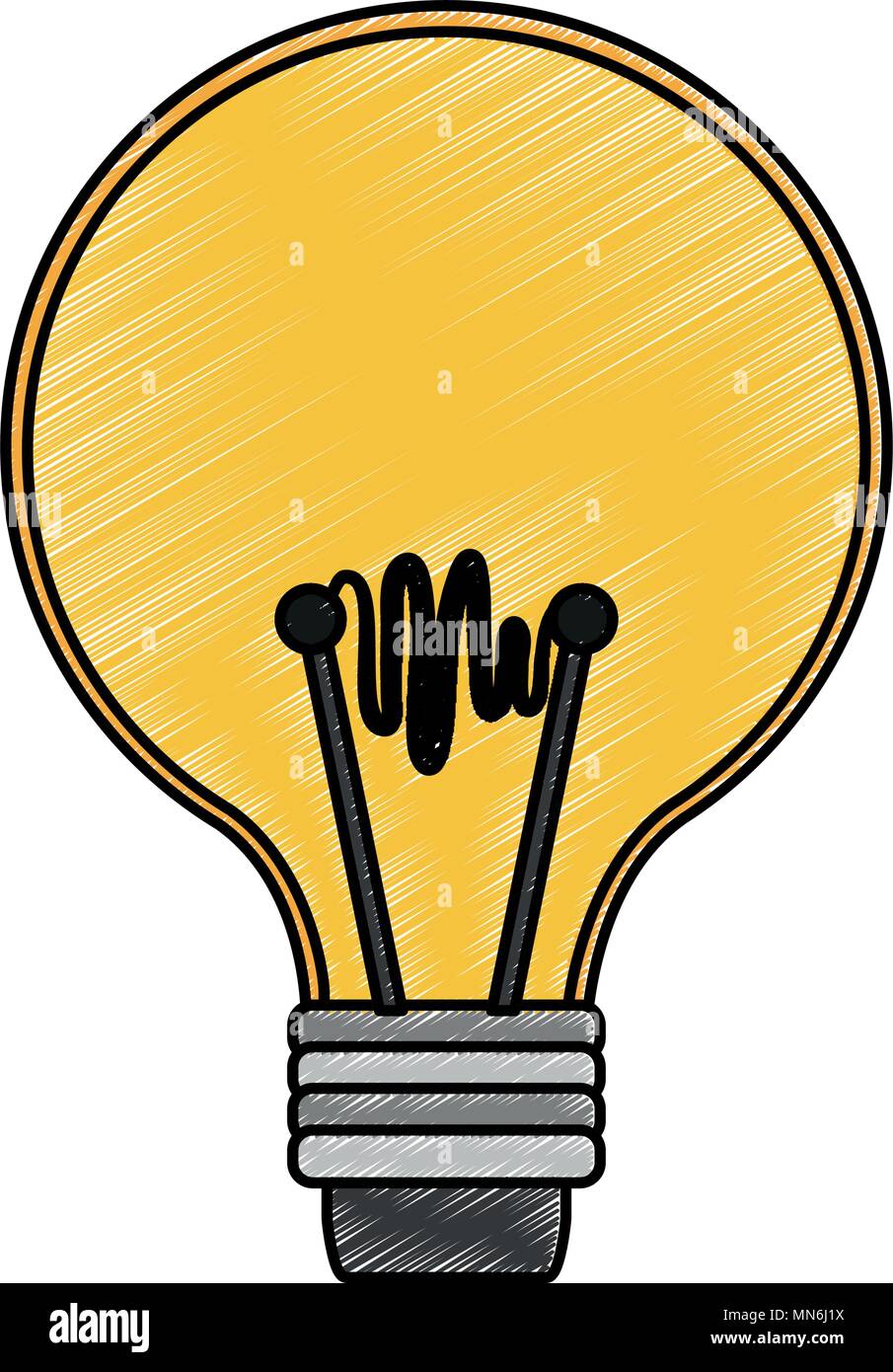 Light bulb symbol scribble Stock Vector Image & Art - Alamy