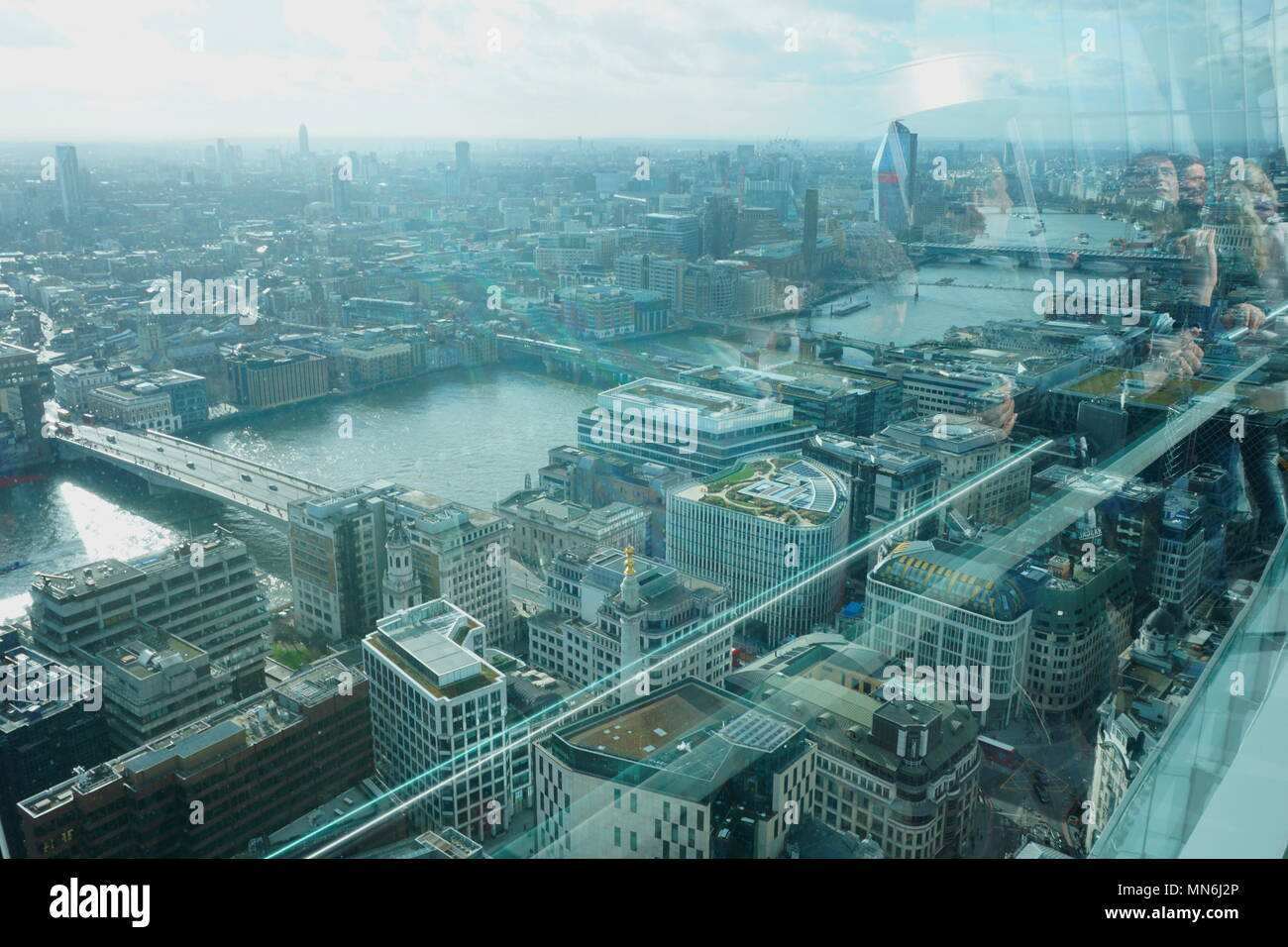An areal view from the London Sky Garden Stock Photo - Alamy