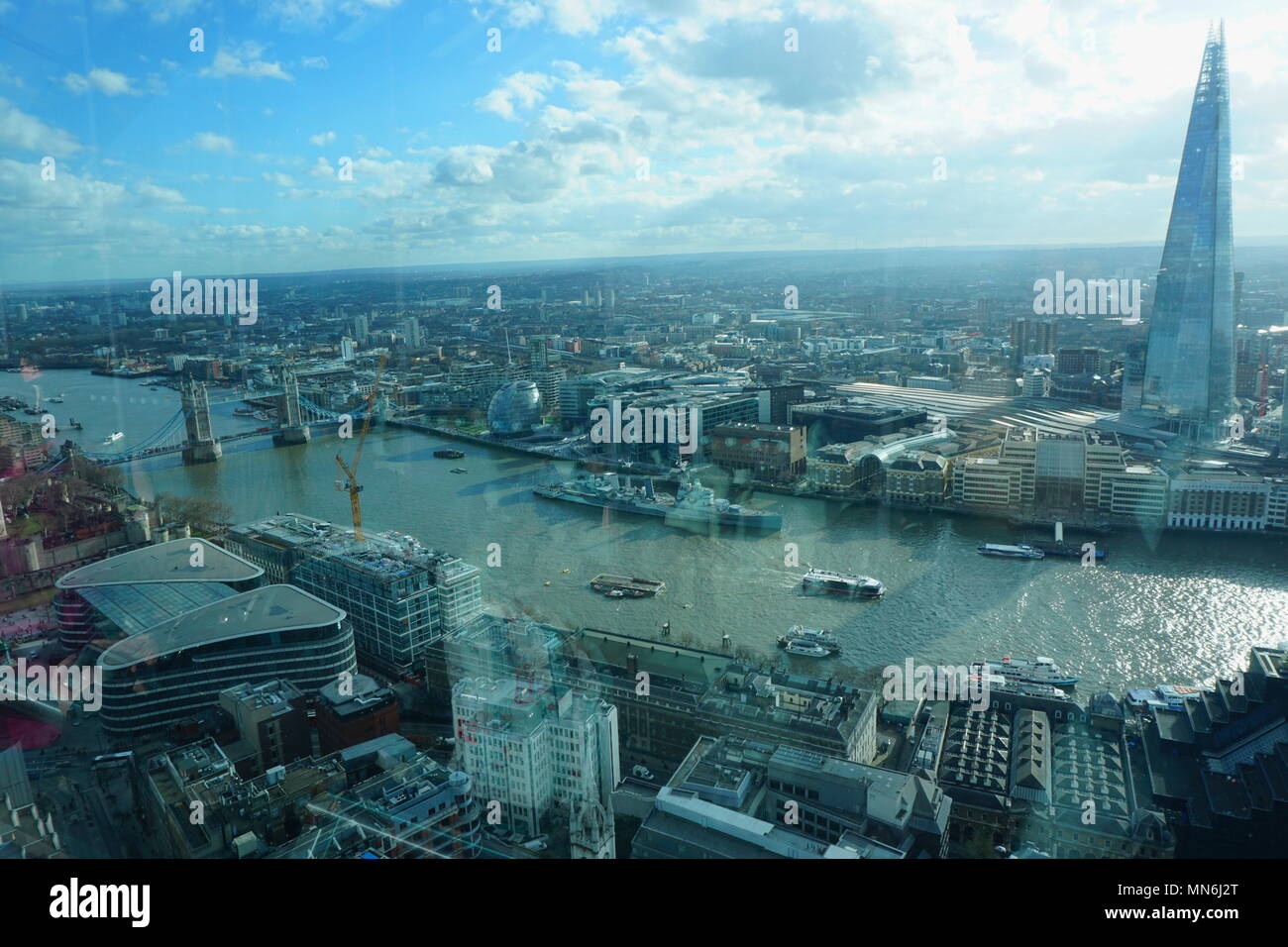 London areal view hi-res stock photography and images - Alamy
