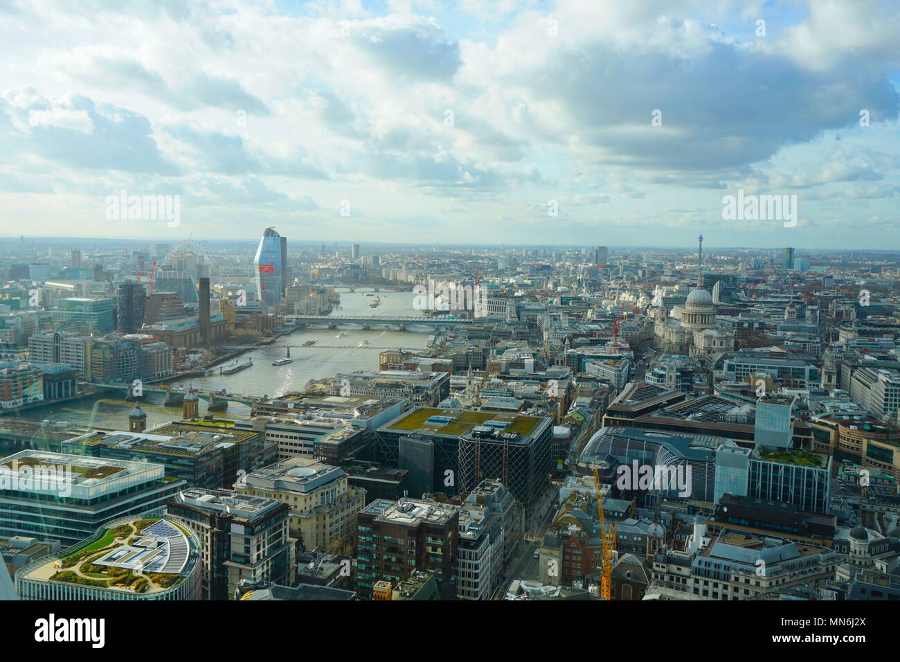London areal hi-res stock photography and images - Alamy
