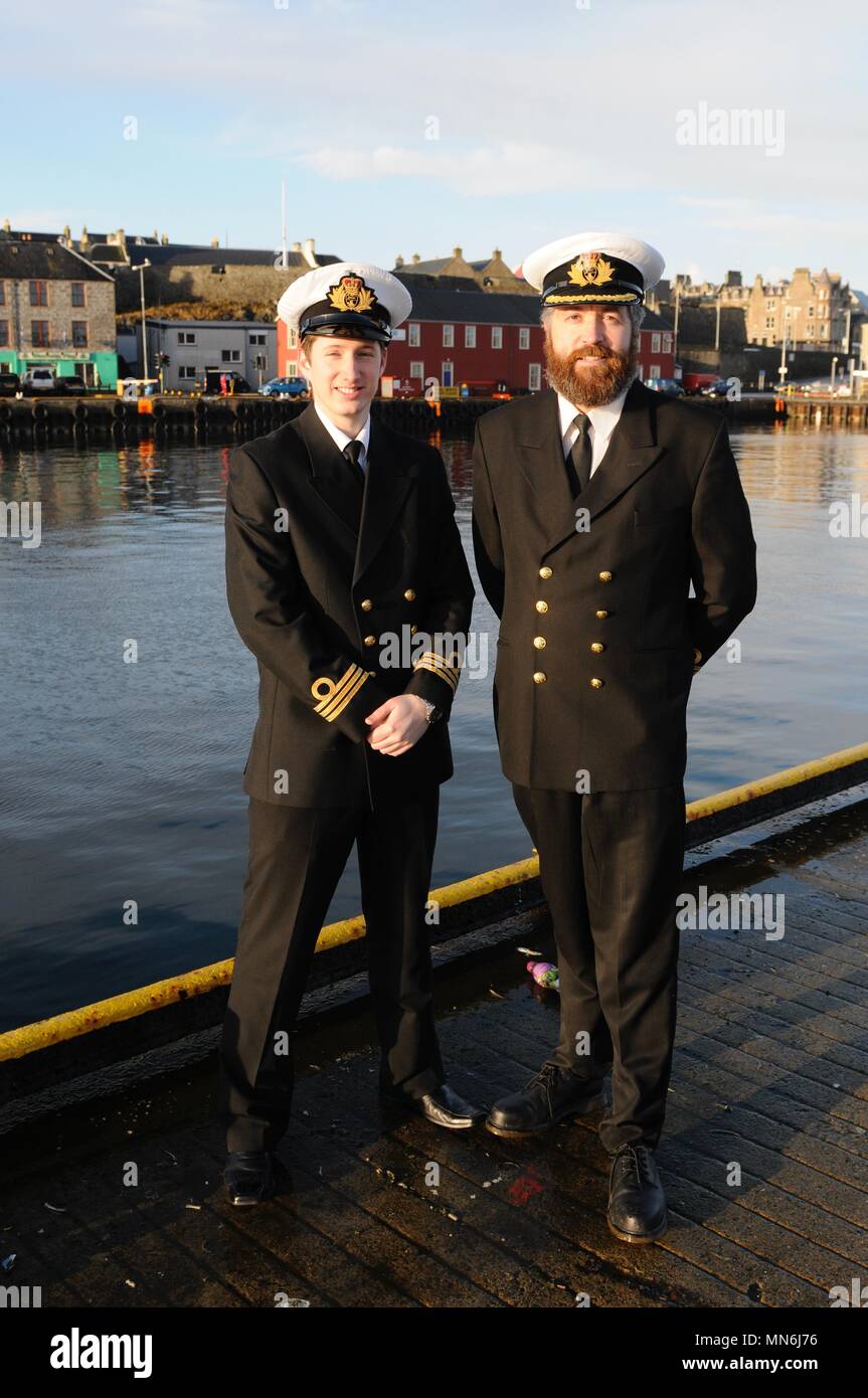 Deputy Harbourmaster Captain Alexander Simpson and Harbourmaster ...