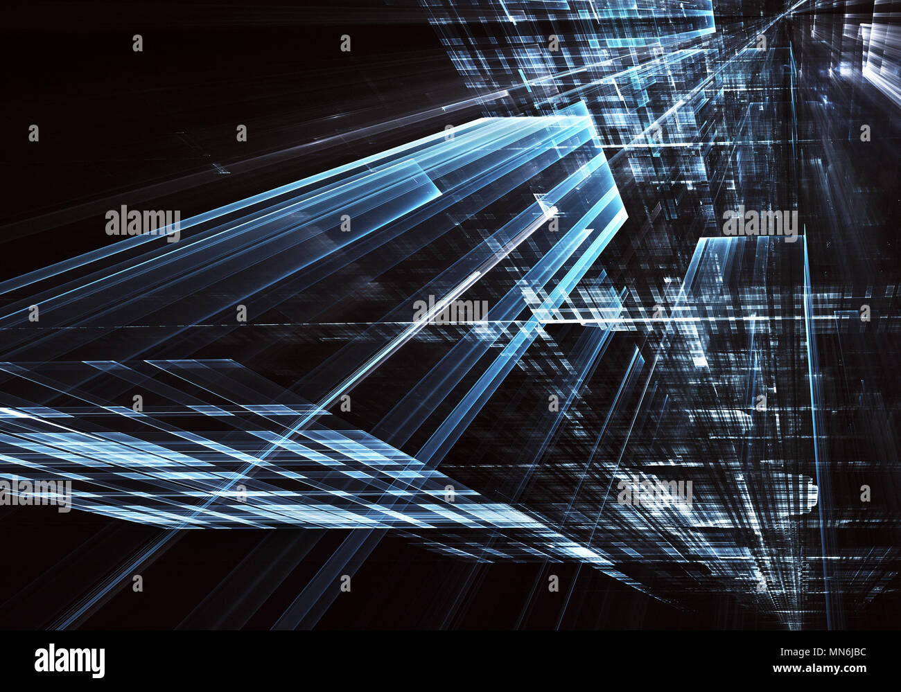 Abstract future technology background - computer-generated 3D image ...