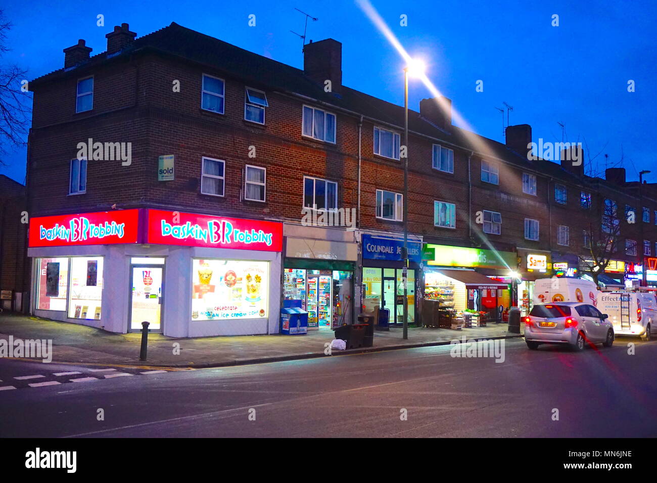 Baskin BR Robbins Stock Photo - Alamy