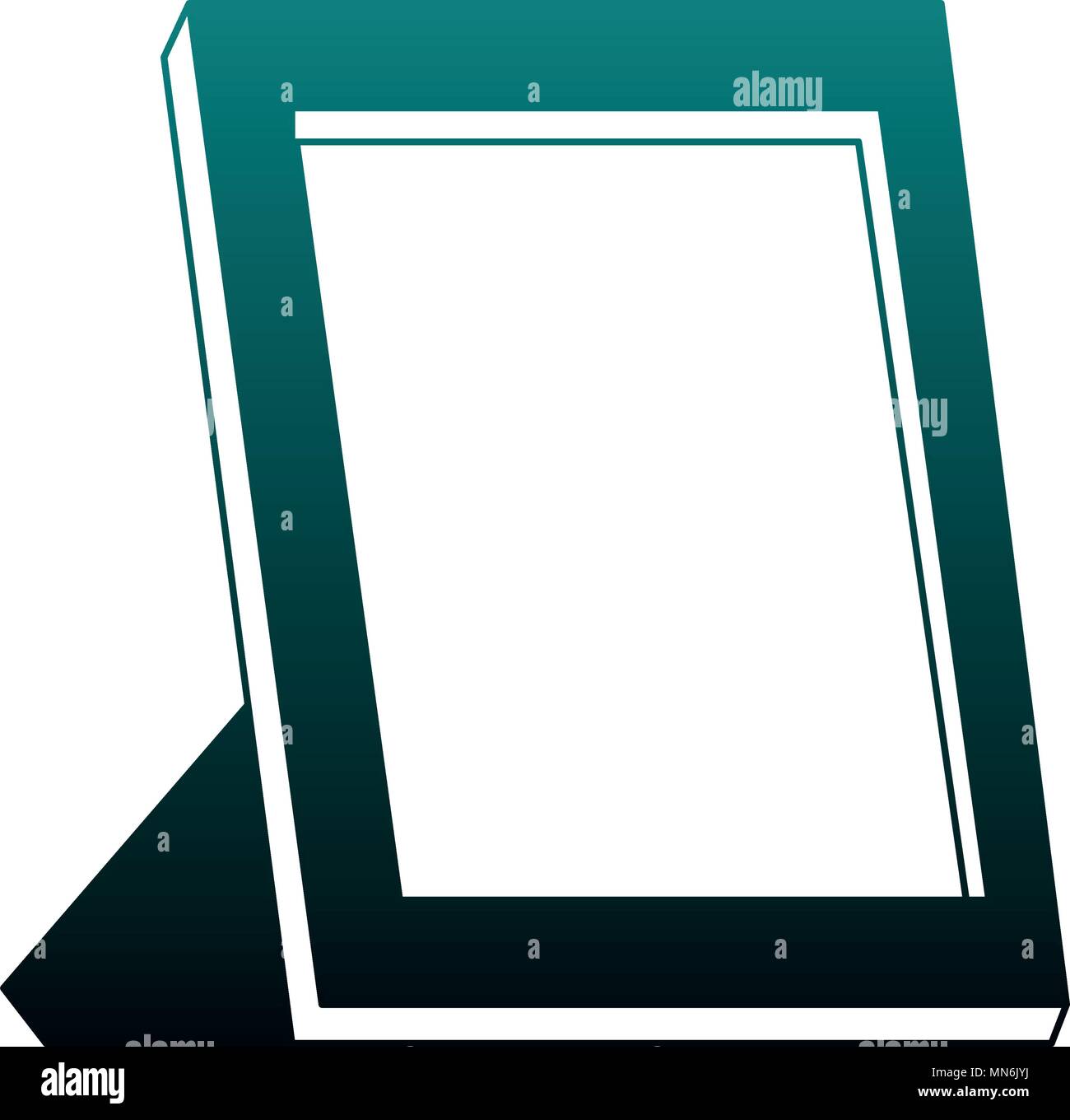 Empty blue retro photo Stock Vector Images - Alamy