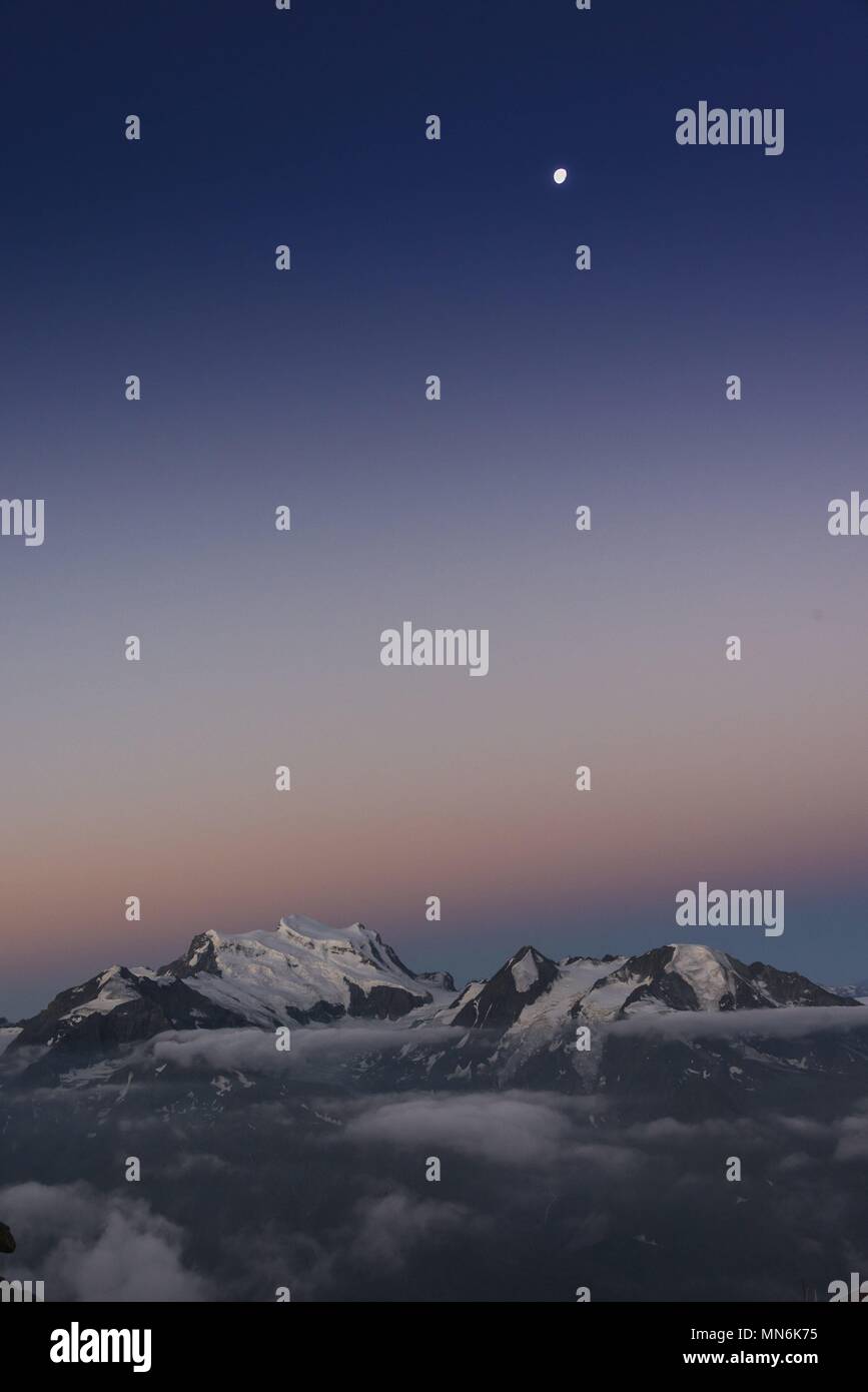 Switzerland Wallis sunrise Mont-Fort 13 July 2017 | usage worldwide ...