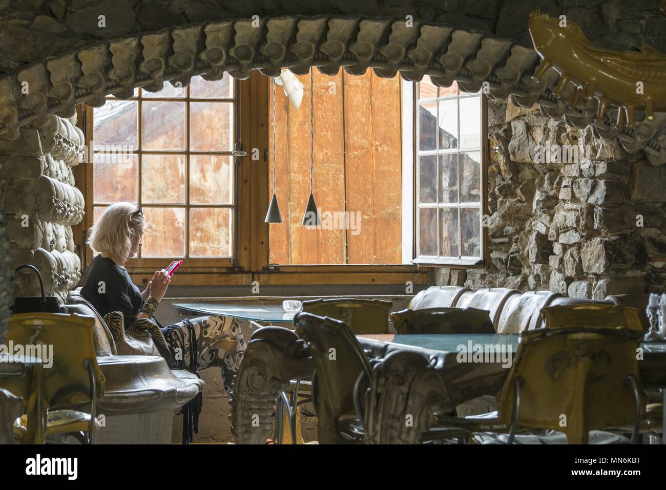 West Switzerland Gruyère Giger Bar Alien's coffee | usage worldwide ...