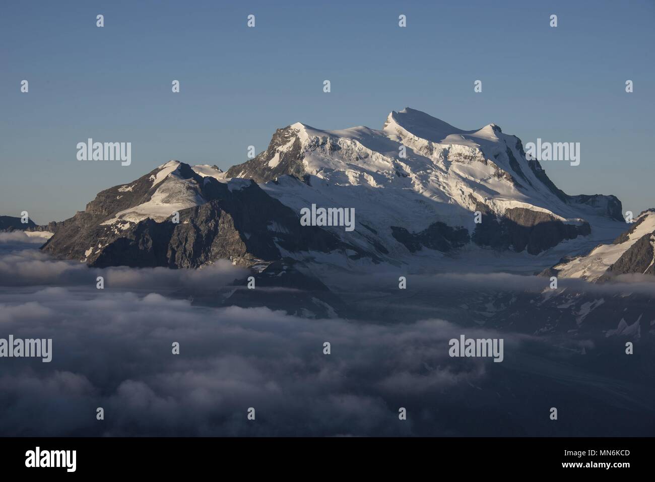 Switzerland Wallis sunrise Mont-Fort 13 July 2017 | usage worldwide ...