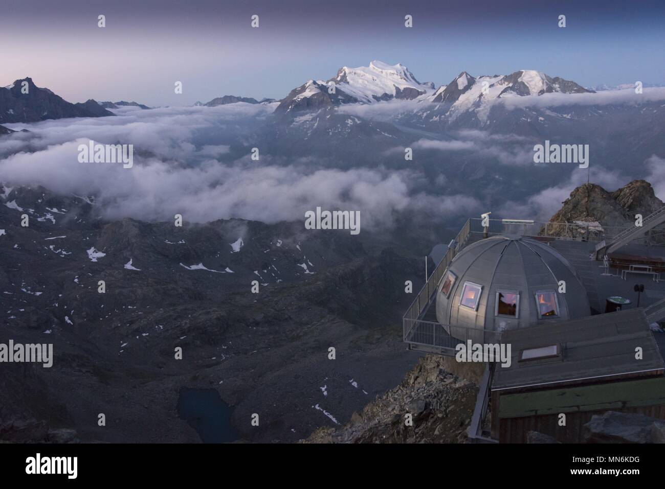 Switzerland Wallis sunrise Mont-Fort 13 July 2017 | usage worldwide ...