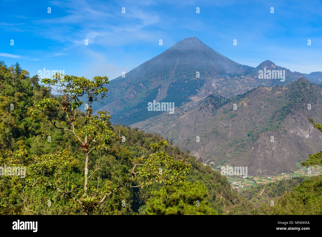 Guatemala volcano santa maria hi-res stock photography and images - Alamy