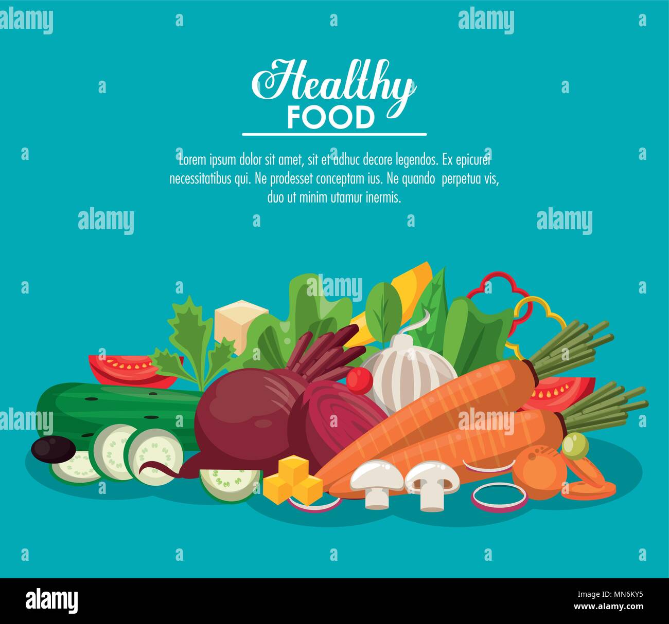 Healthy food infographic Stock Vector Image & Art - Alamy