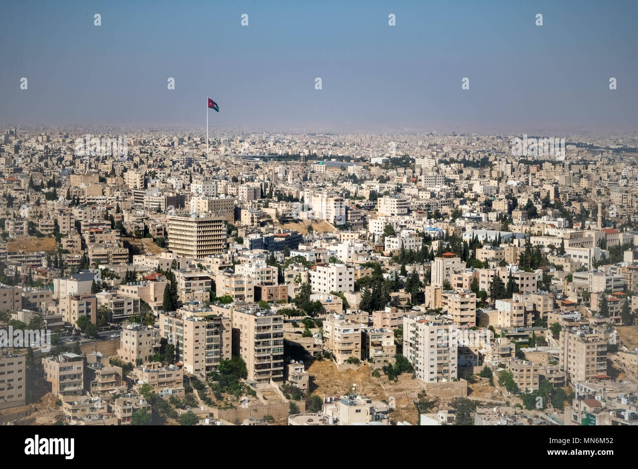 Aerial view of new Amman neighborhoods Stock Photo - Alamy