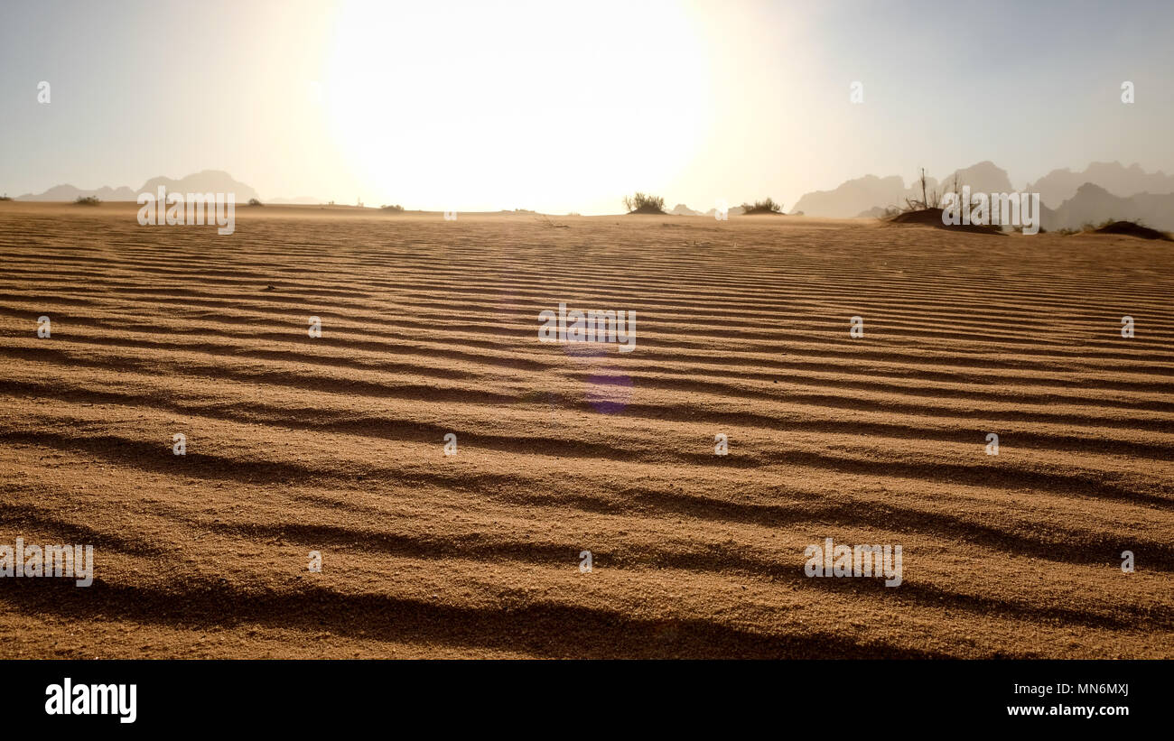 Sand dune patterns formed by wind Stock Photo - Alamy