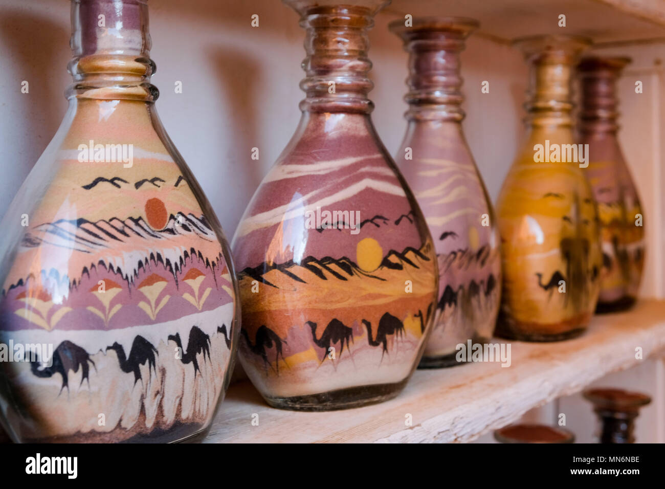 Sand bottle art petra hi-res stock photography and images - Alamy