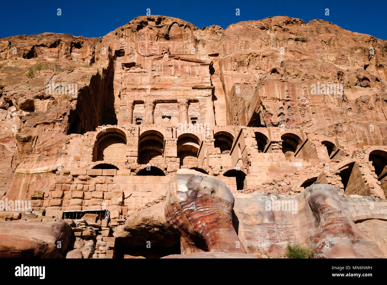 Overall view of the Urn Tomb in the Royal Tombs complex showing the ...