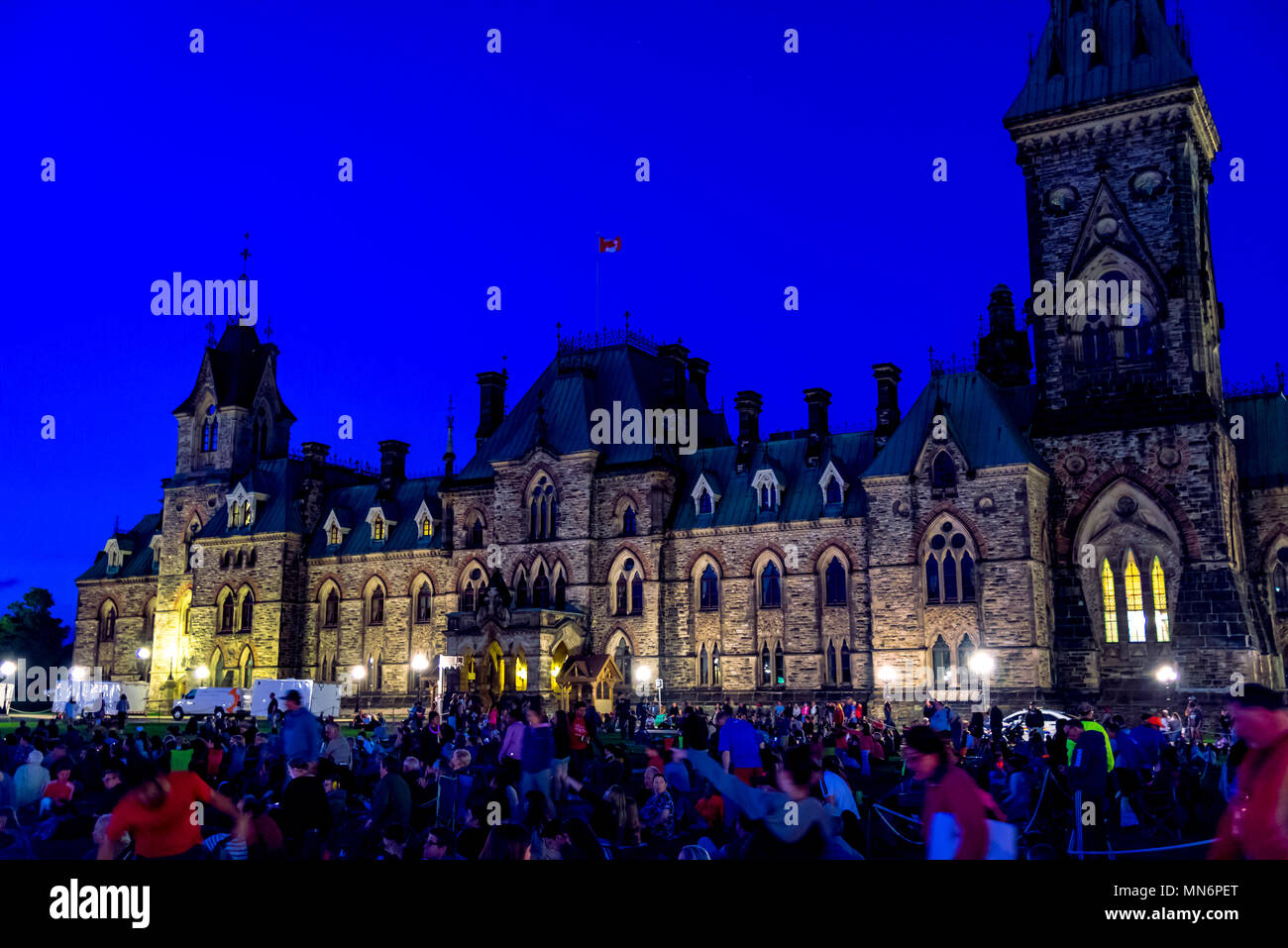 East Block Building on the Parliament Hill in Ottawa, Ontario, Canada ...