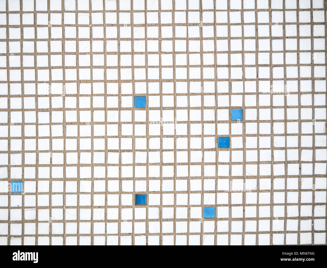 Background from a white decorative square tile for external work Stock ...