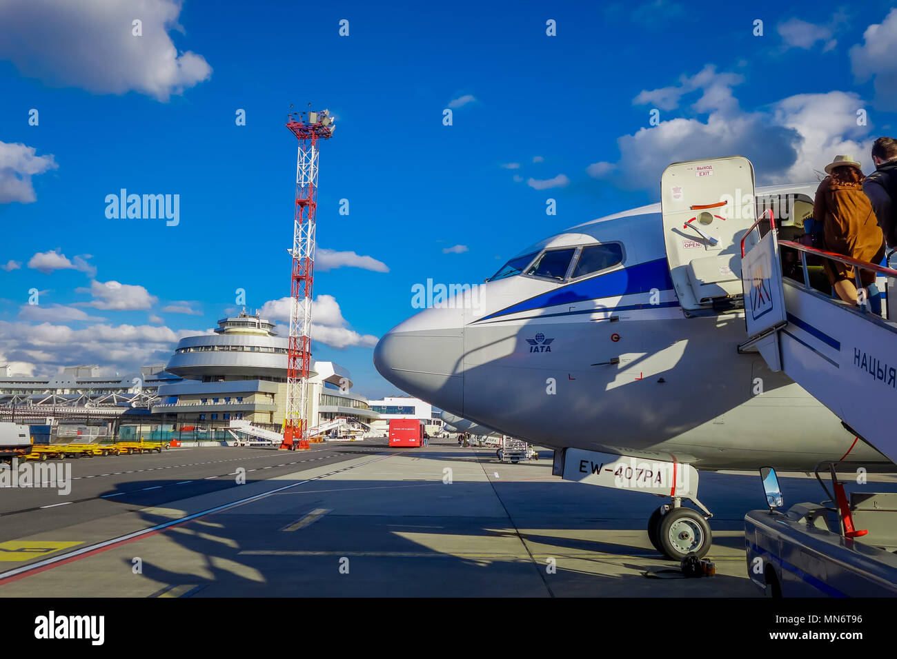 Belarus airlines hi-res stock photography and images - Alamy