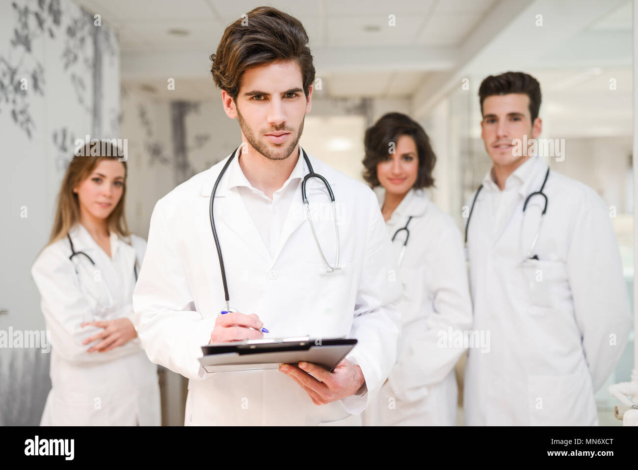 Group medical workers in hi-res stock photography and images - Alamy