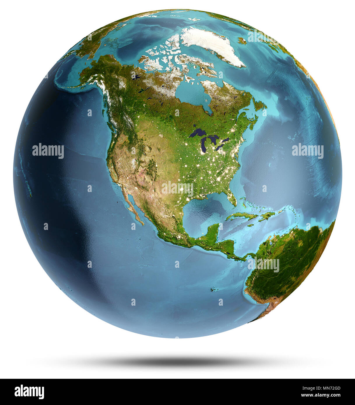 United States of America. 3d rendering Stock Photo - Alamy