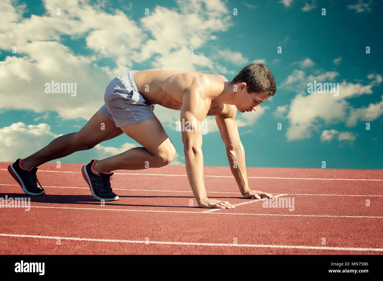 Line runner hi-res stock photography and images - Alamy