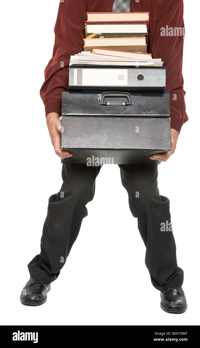 Man carrying a file hi-res stock photography and images - Alamy