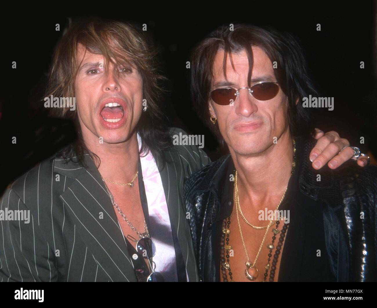 Steve Tyler Joe Perry 2001 Photo By John Barrett/PHOTOlink.net Stock ...
