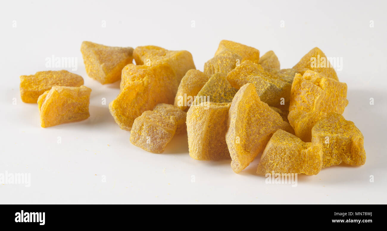 preserved fruits or dry ginger on the background Stock Photo - Alamy