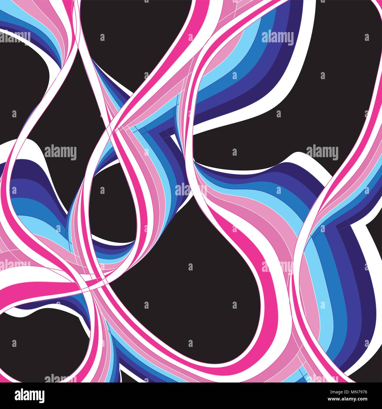 Abstract colored background with wavy color elements Stock Vector Image ...